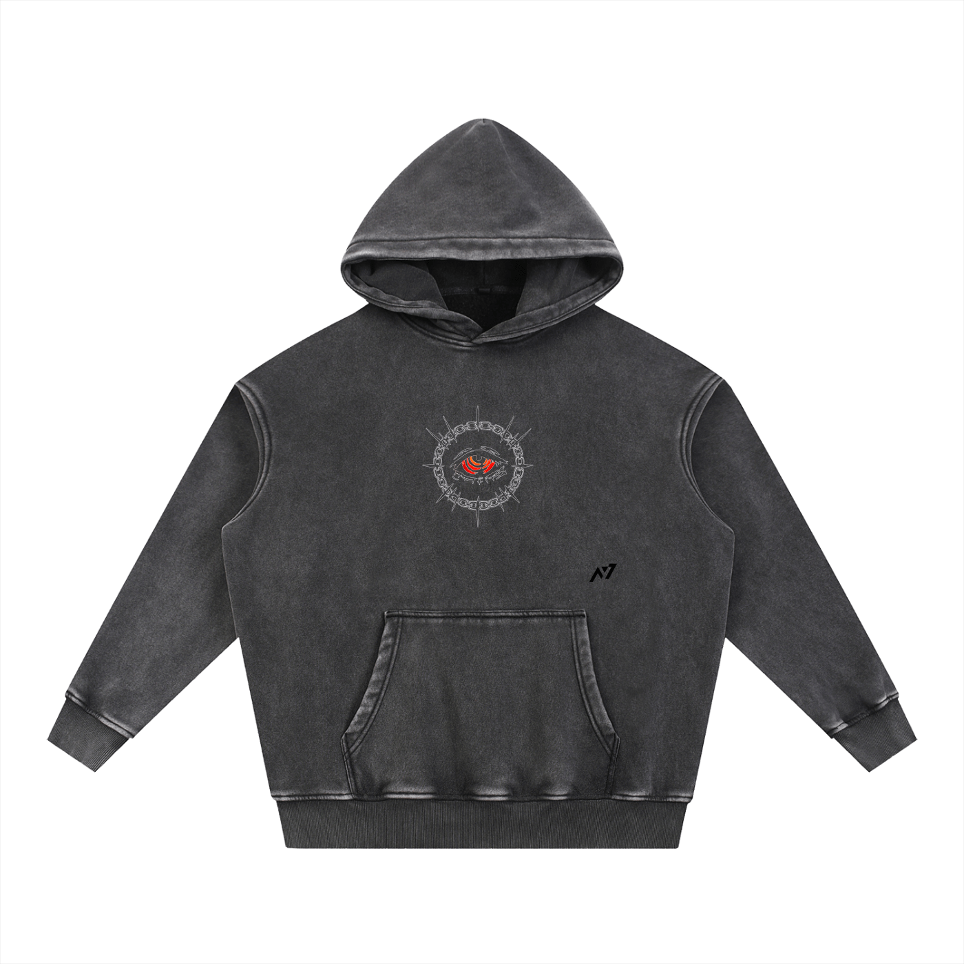 Saint of Violence Washed Hoodie – AY-Line Anime