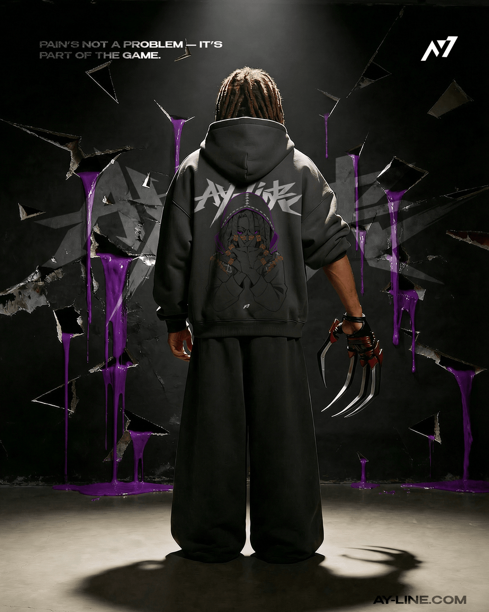 Veiled Enigma Streetwear Hoodie – AY-Line Anime